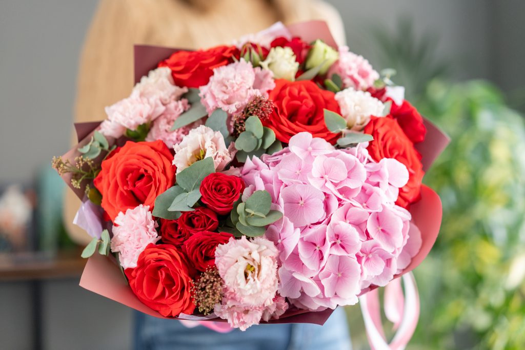 Cupids Bow Bouquet - A P Flowers